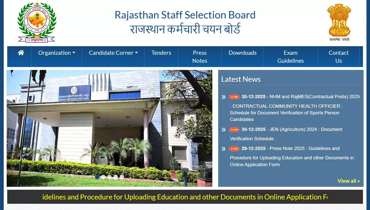 RSSB Patwari result 2025 out at rssb.rajasthan.gov.in; check merit list ...