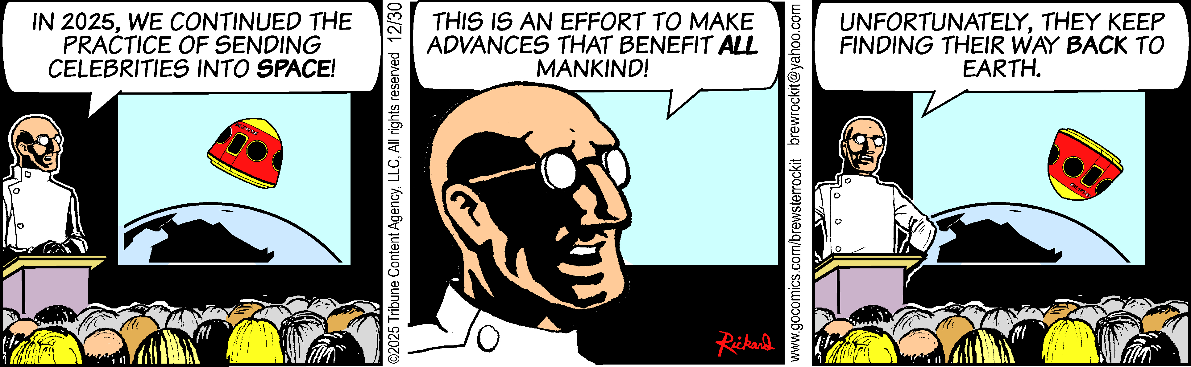 Brewster Rockit by Tim Rickard