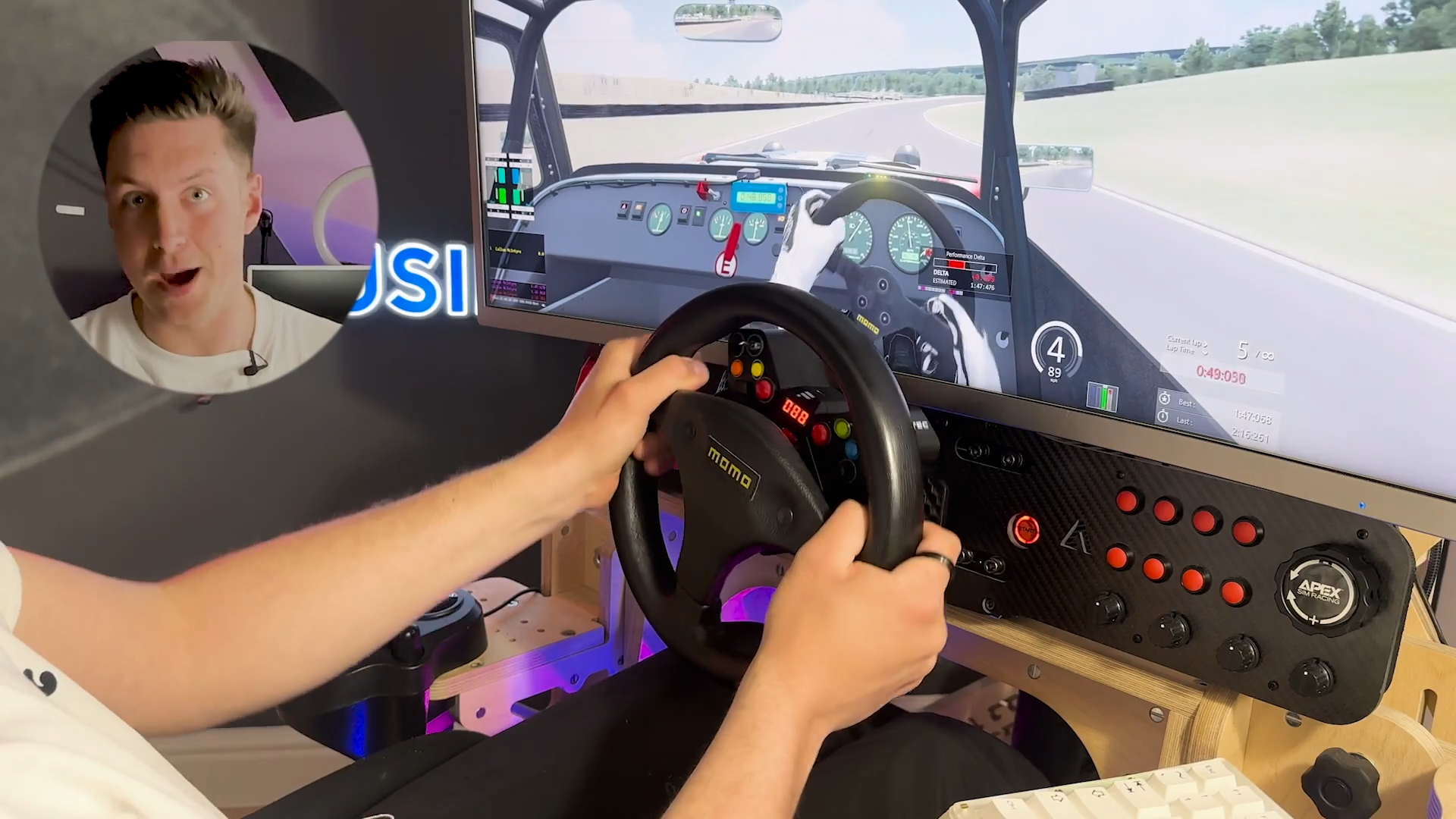 Can sim drivers be fast in a real race car?