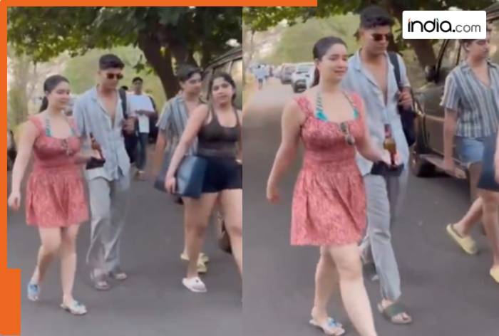 Watch: Sara Tendulkar spotted on the streets with a beer bottle ...