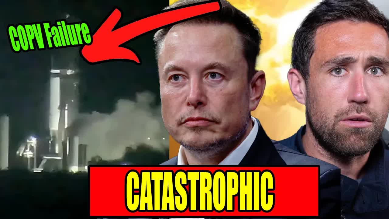 Elon reveals SpaceX explosion, why SpaceX 36 exploded, COPV failure