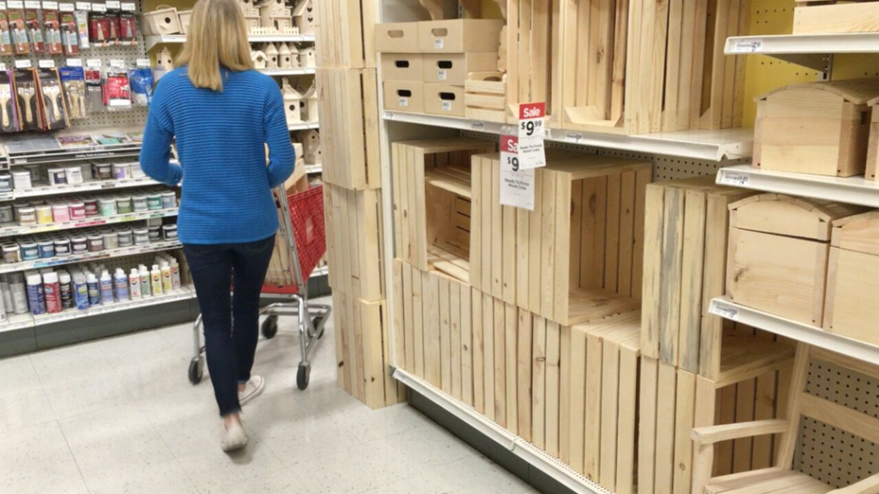 DIY home decor with Michaels' wooden crates