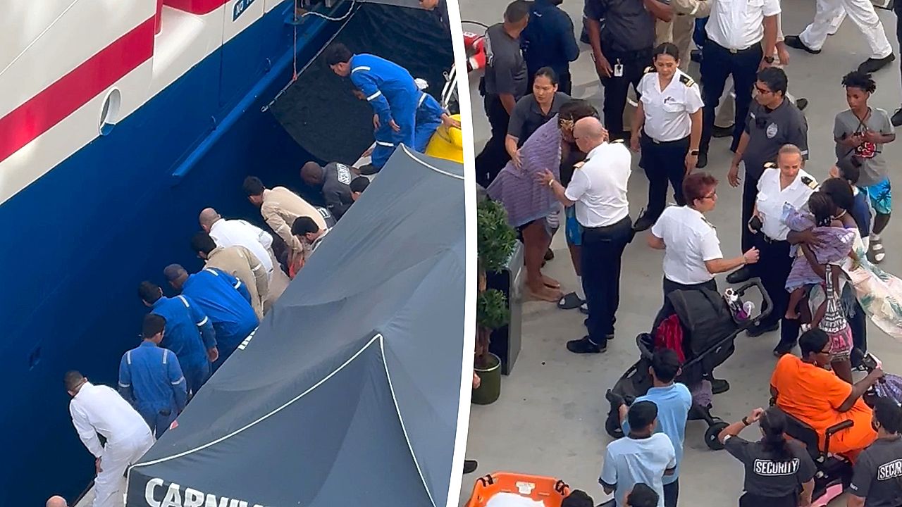Heroic mother jumps off cruise ship dock in Grand Bahama Island to save ...