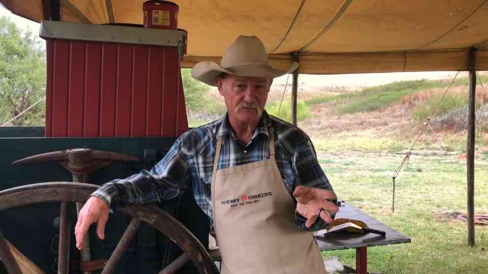 Sweet heat shrimp cooked the cowboy way over open fire