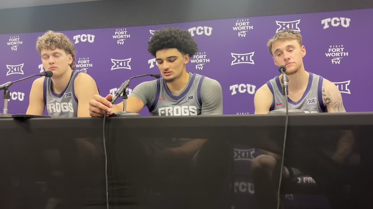 Liutauras Lelevicius, David Punch, and Brock Harding talk TCU win over ...