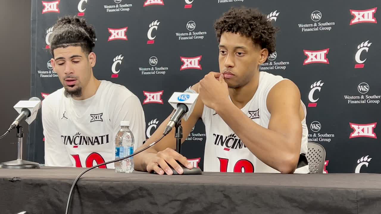 UC stars Baba Miller, Shon Abaev Alabama State postgame