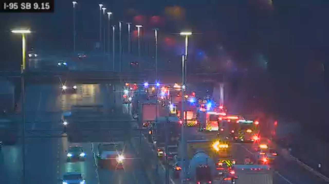 Lanes reopen after box truck rolls over on NYE morning in Westchester ...