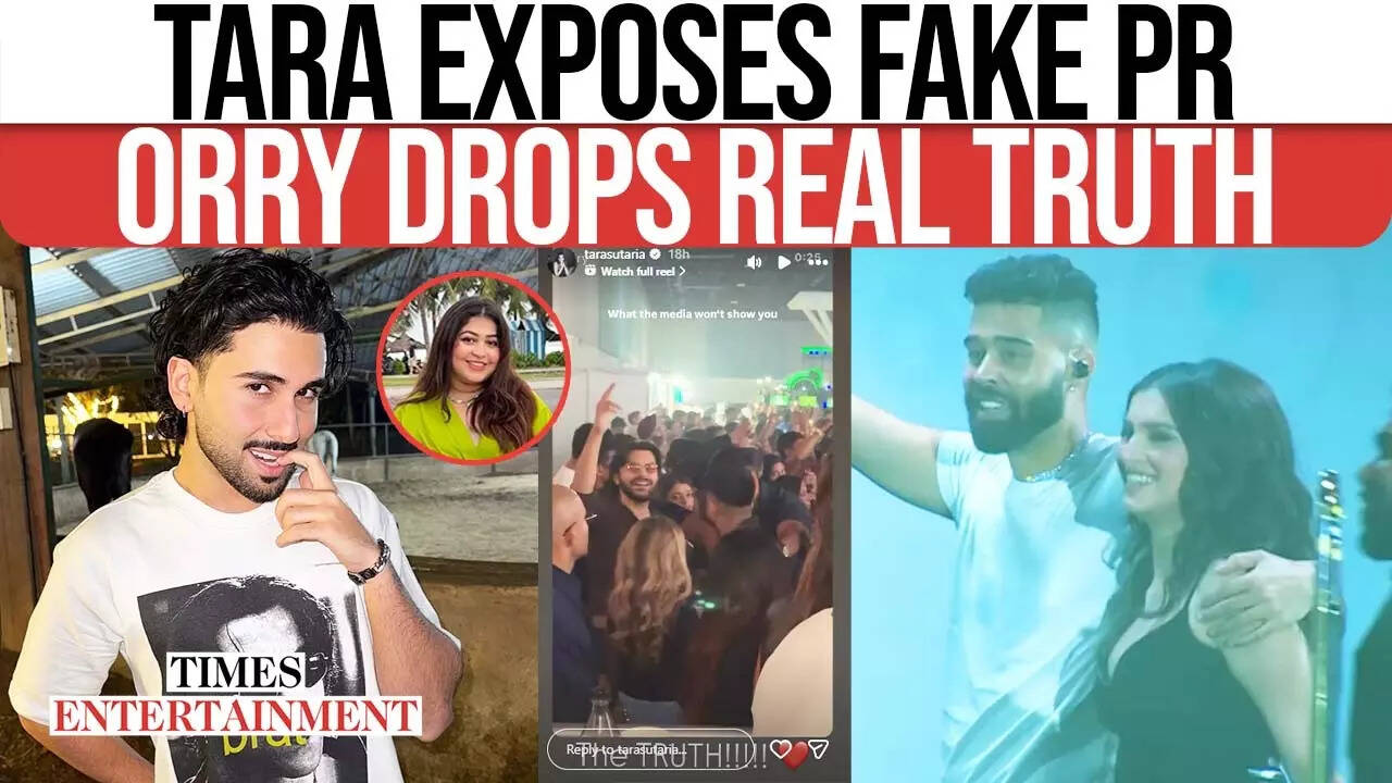 Tara Sutaria exposes paid smear campaign as Orry drops proof busting ...