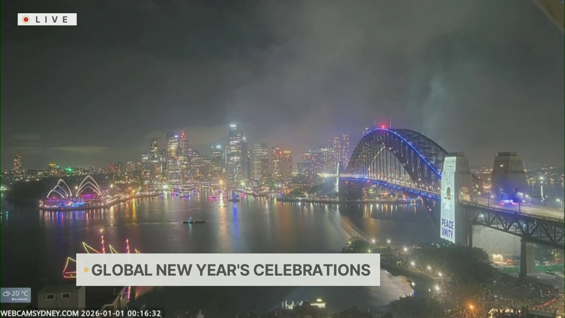 Sydney, Australia celebrates arrival of 2026