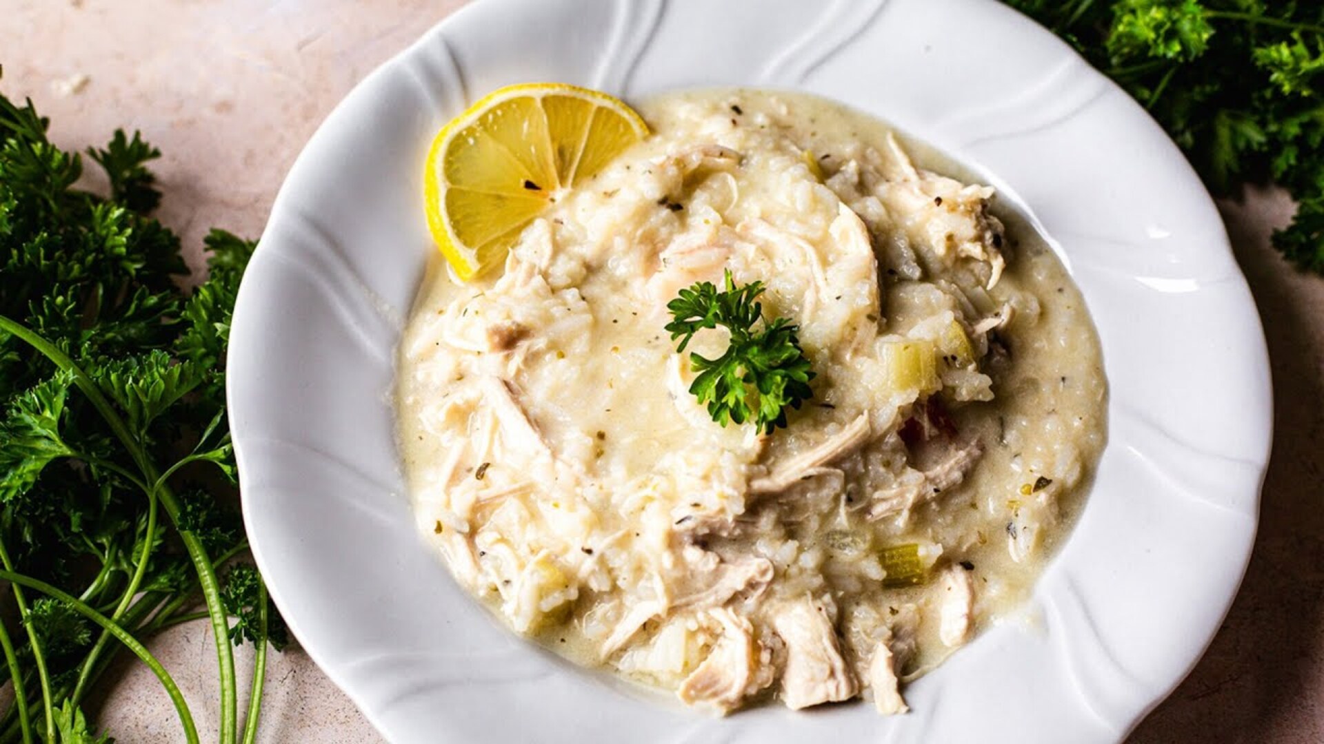 Simple Greek avgolemono recipe