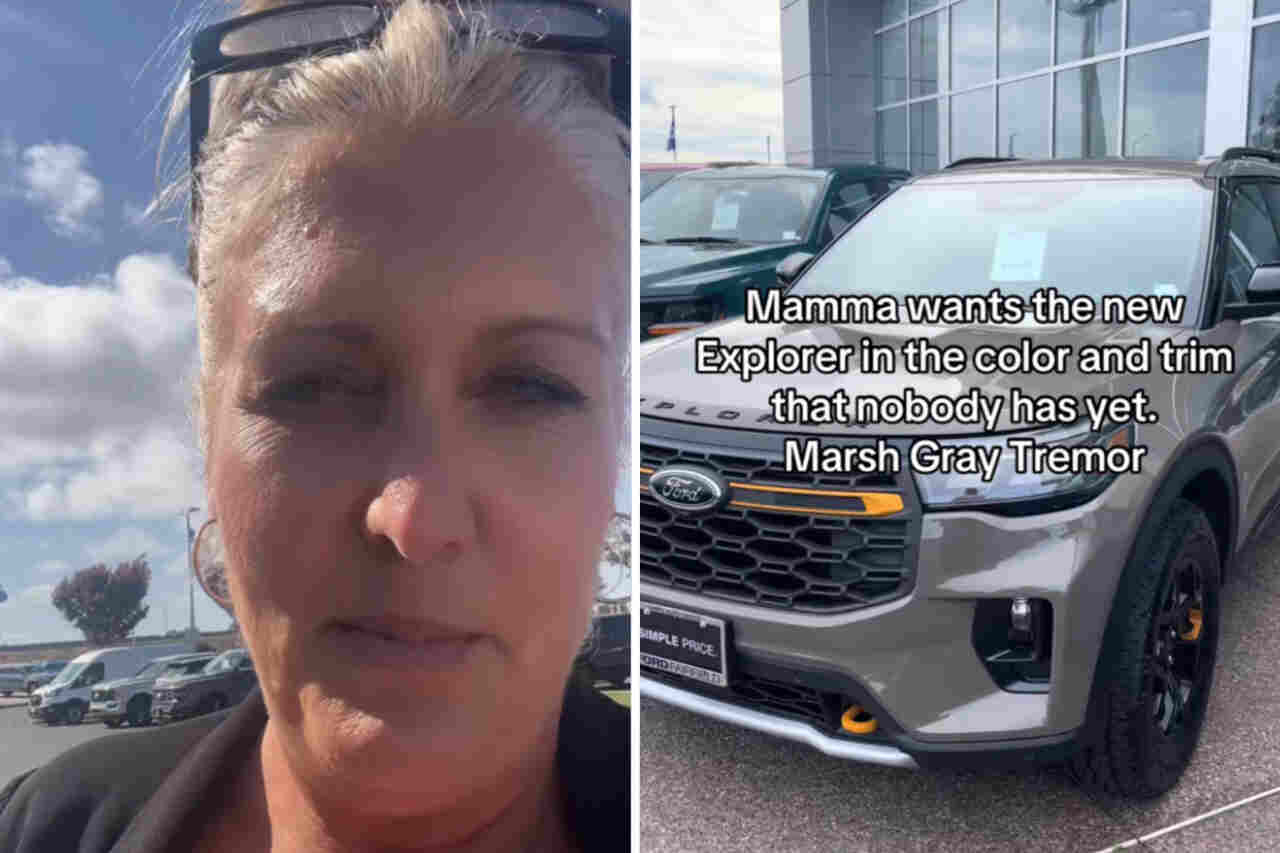 Mulher fica chocada ao descobrir que teto solar do novo Ford Explorer ...