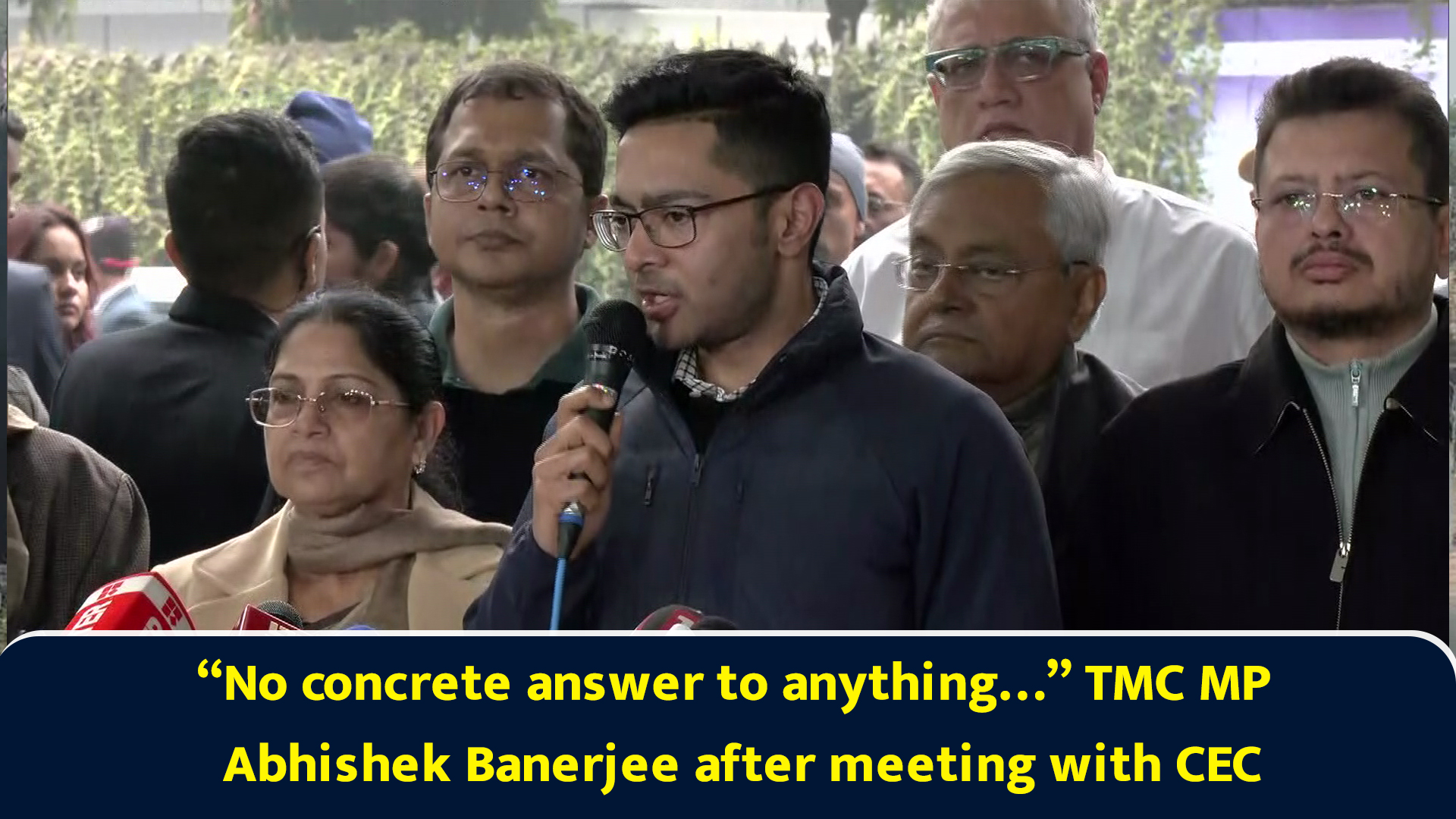 No concrete answer to anything… TMC MP Abhishek Banerjee after meeting ...
