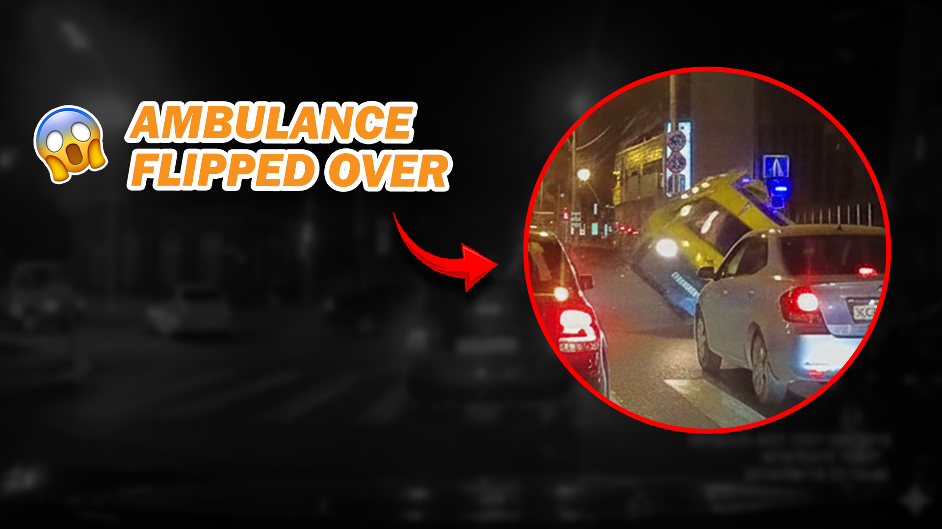 Car loses control on the road caught on cam