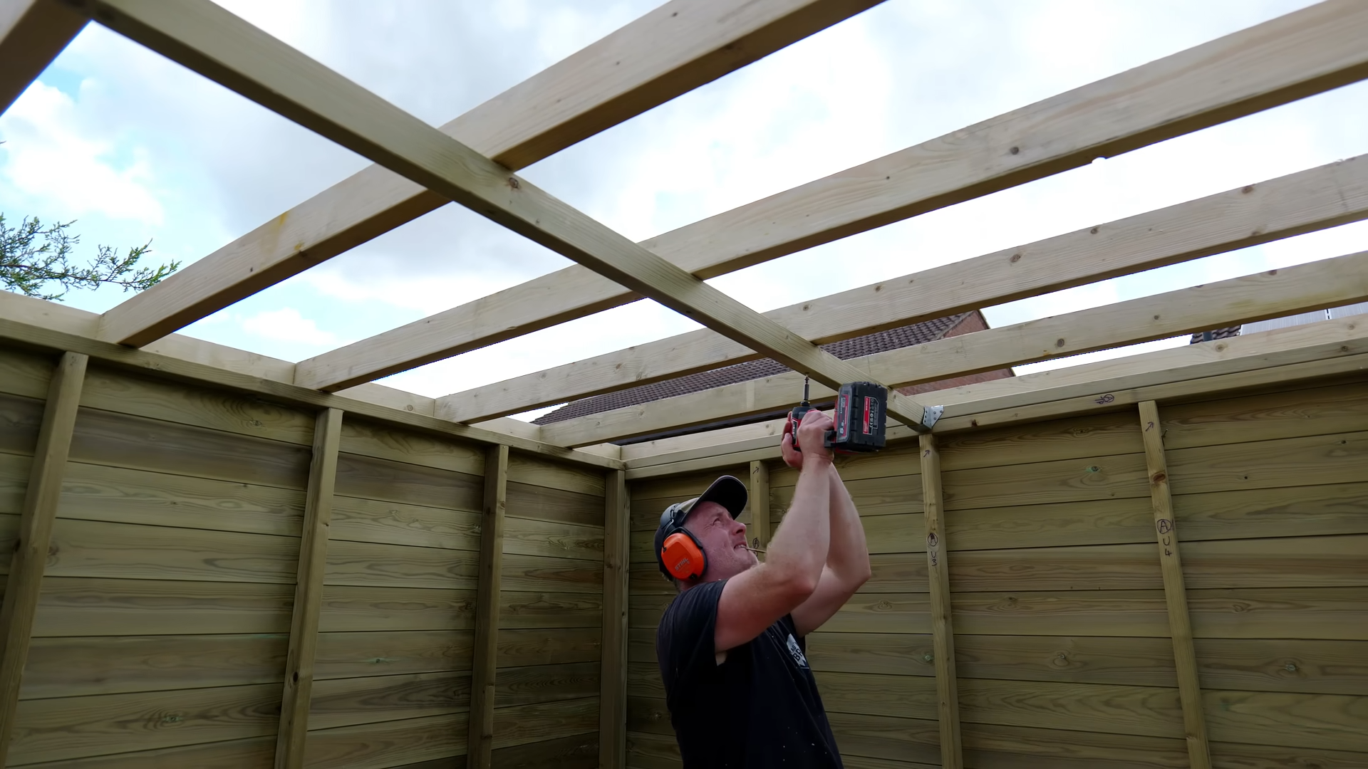 Building a shed roof you know is gonna last