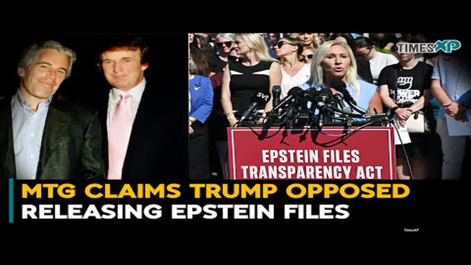 Marjorie Taylor Greene claims Trump opposed releasing Epstein files
