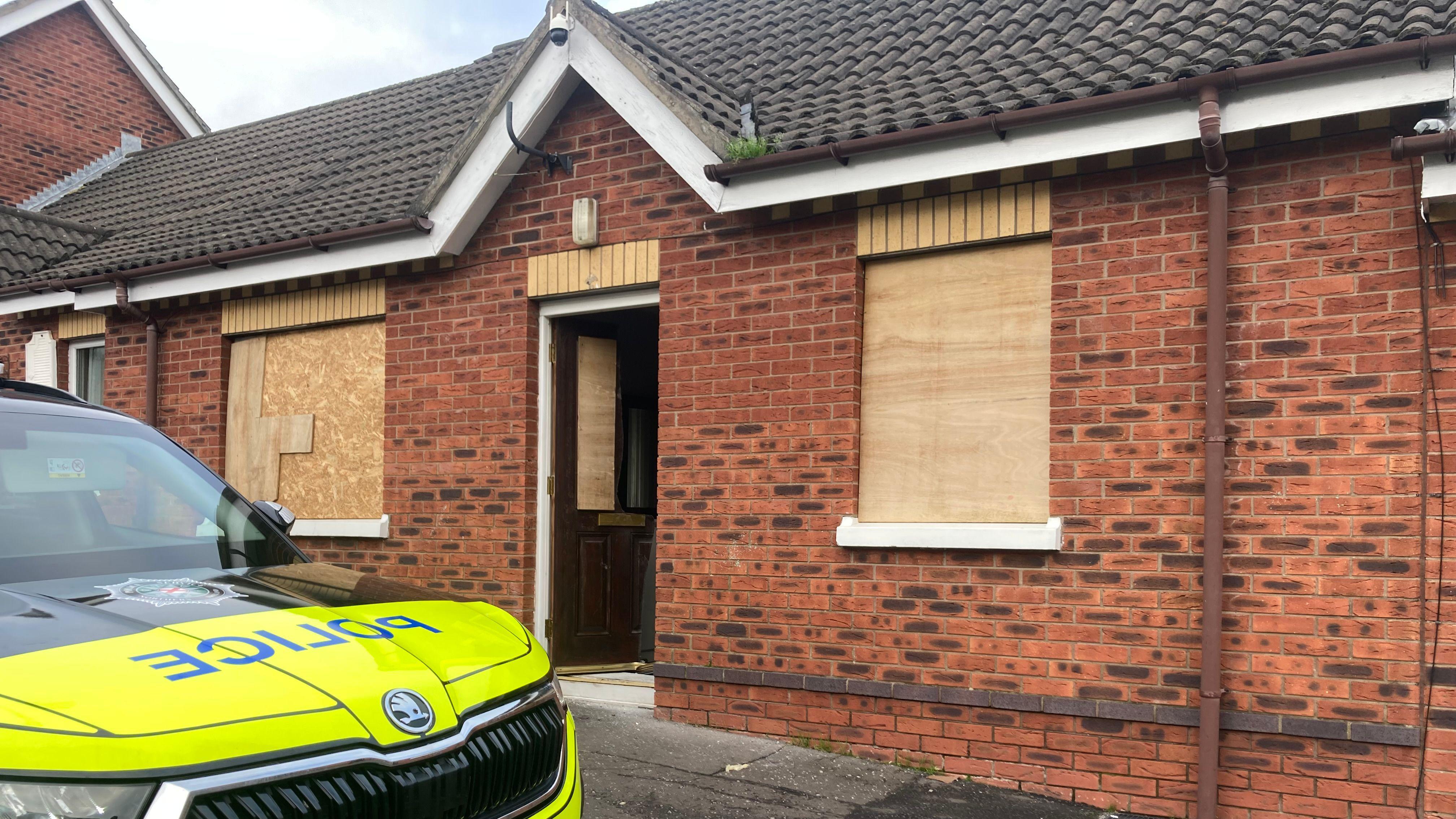 Bin put inside kitchen and set on fire in arson attack