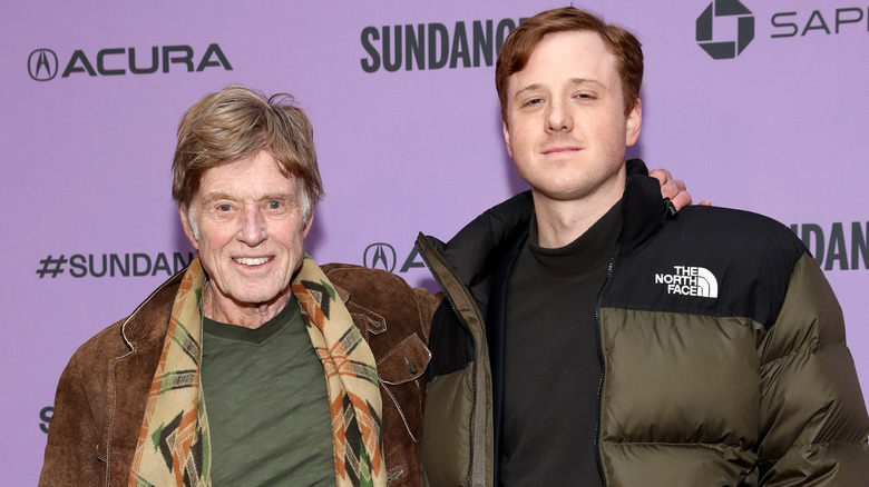 Robert Redford's grandson has grown up to be his twin