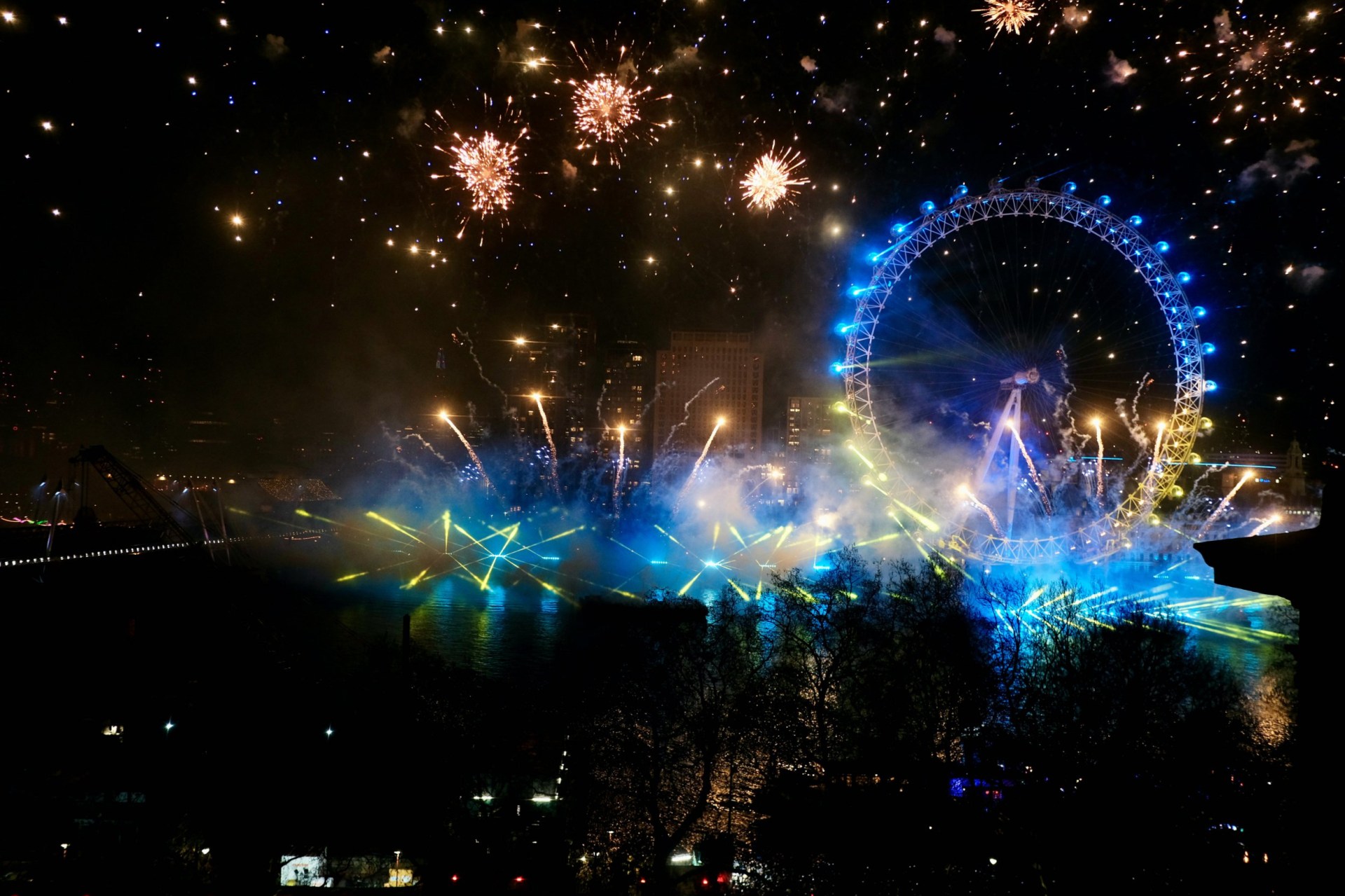 Watch London fireworks live on TV this New Year's Eve