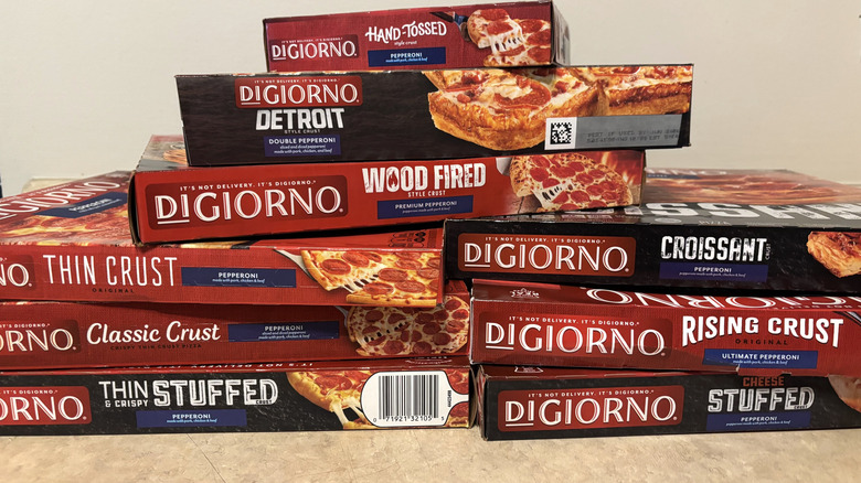 Leave this DiGiorno frozen pizza crust style in the freezer section ...