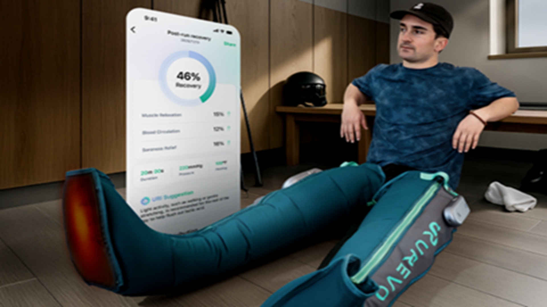 World’s first AI-powered wireless recovery boots pump heat for pro ...