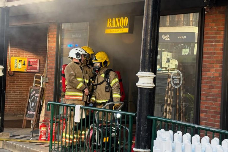 Bistro café closed after deep fat fryer fire breaks out on New Year's Eve