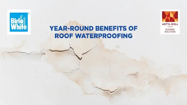 Is roof waterproofing only needed during monsoon? Meet Birla White Seep ...