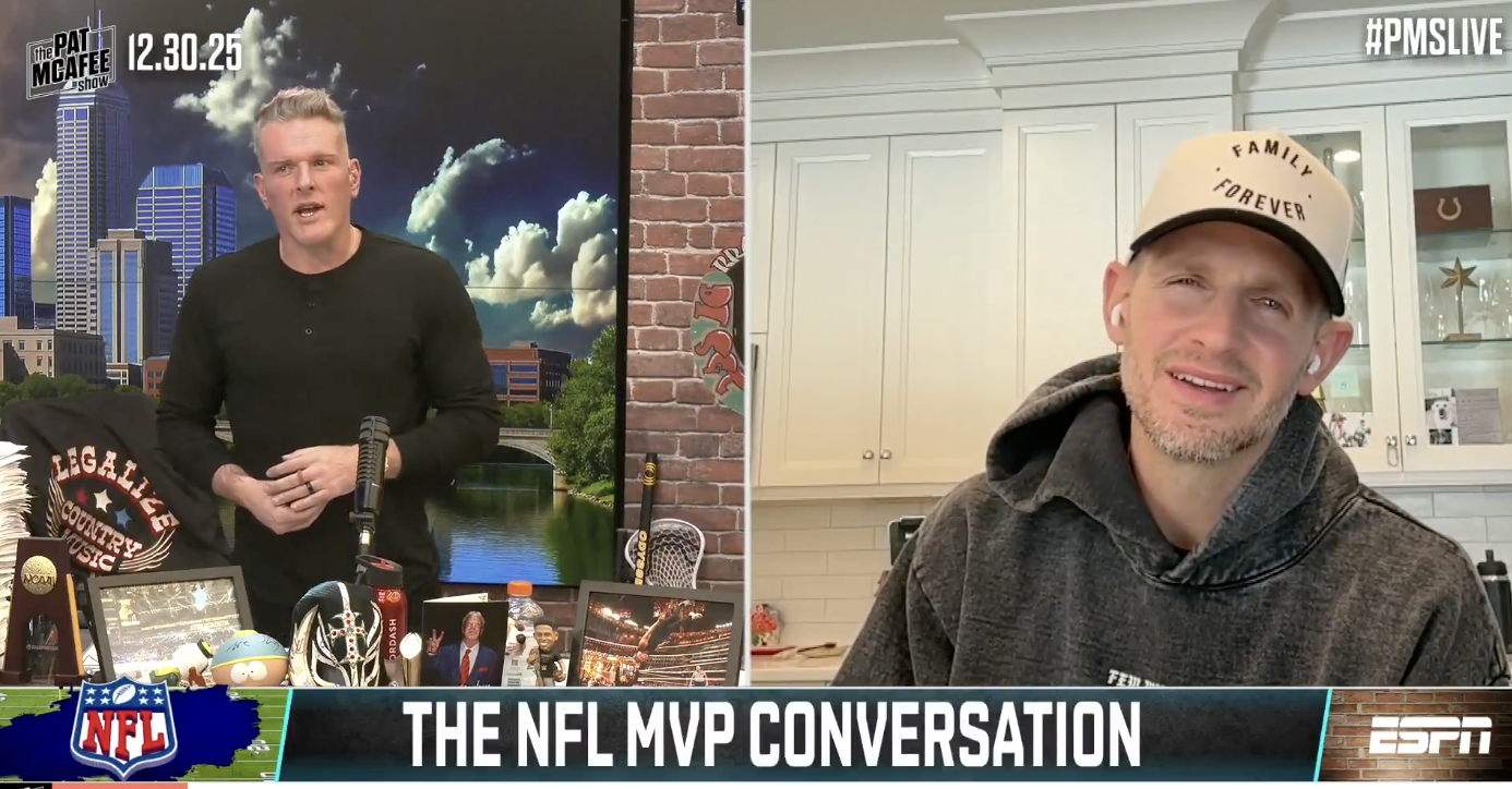 Pat McAfee trolls Dan Orlovsky over bias