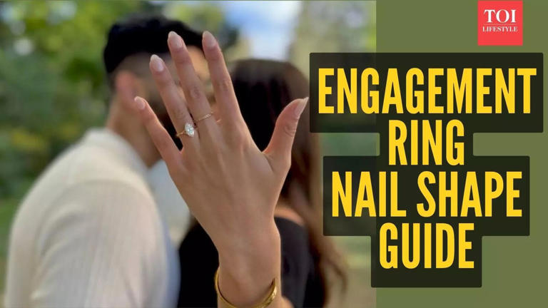 6 perfect nail shapes to match each engagement ring style
