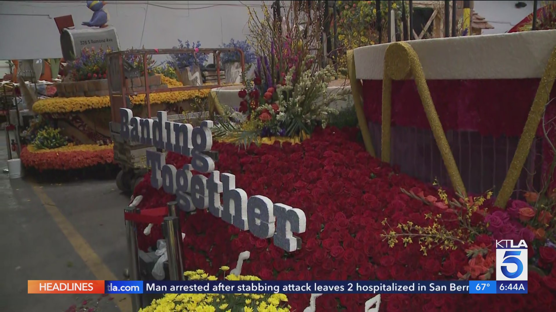 The magic in teamwork Rose Parade float: AES: Go Bowling, Star Trek ...