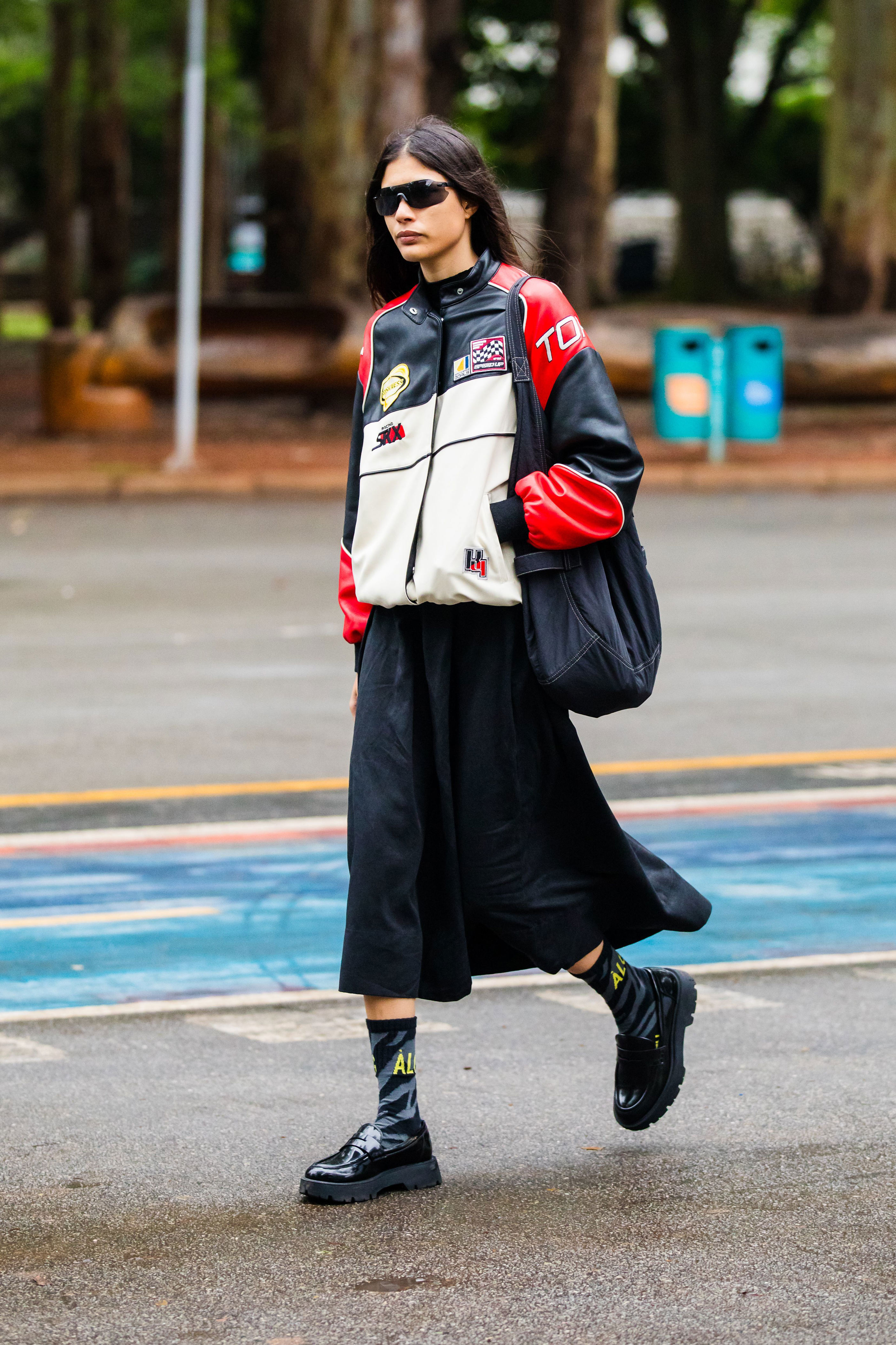 These 6 outfits are a master class in how to style chunky loafers