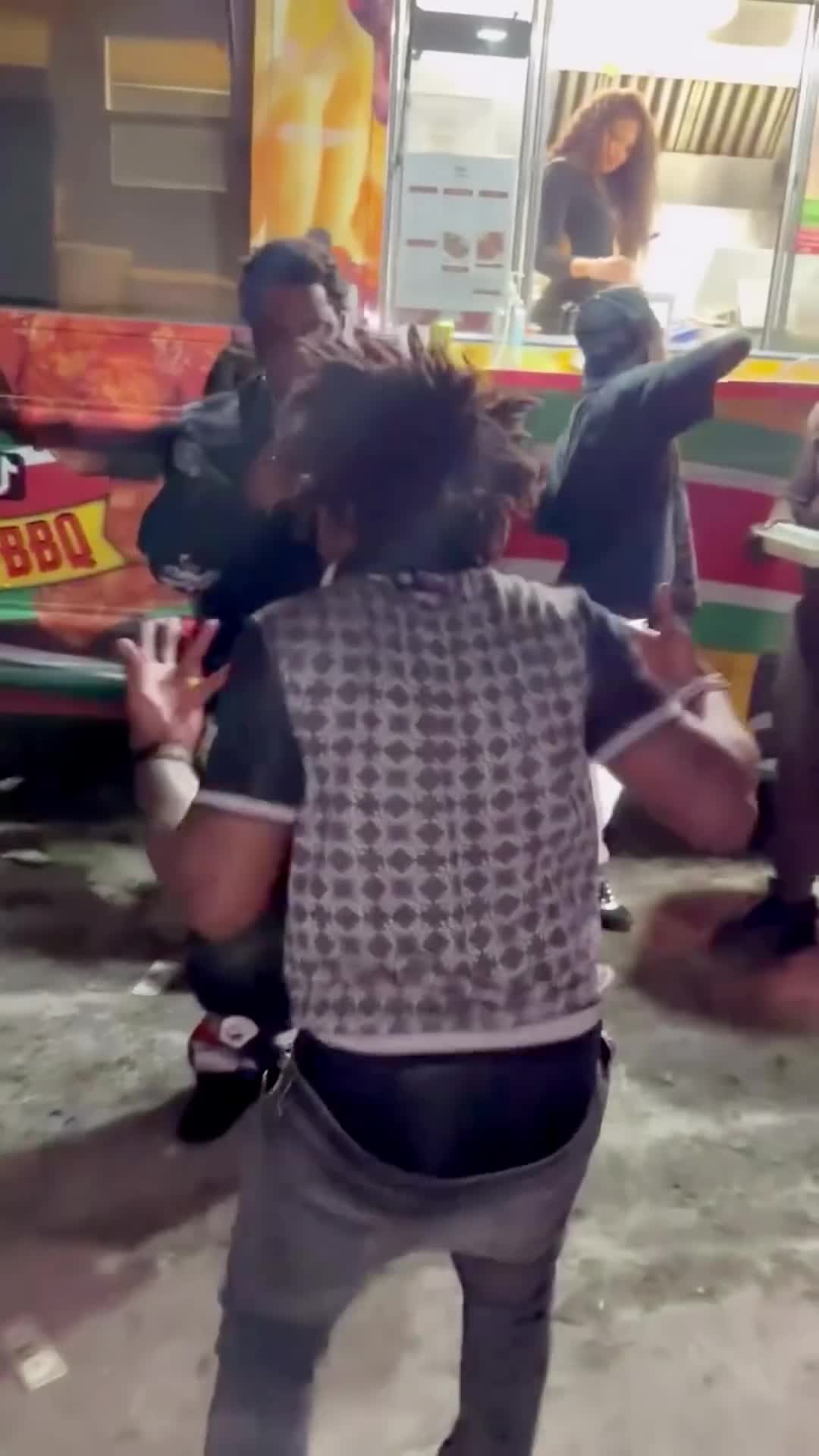 Kodak Black vibing in the hood