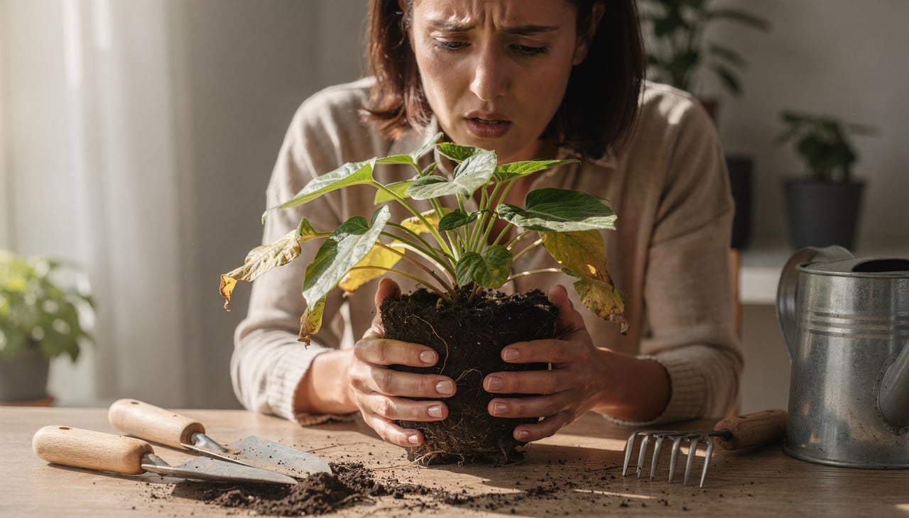 O que significa quando uma planta não cresce, mesmo com cuidados?