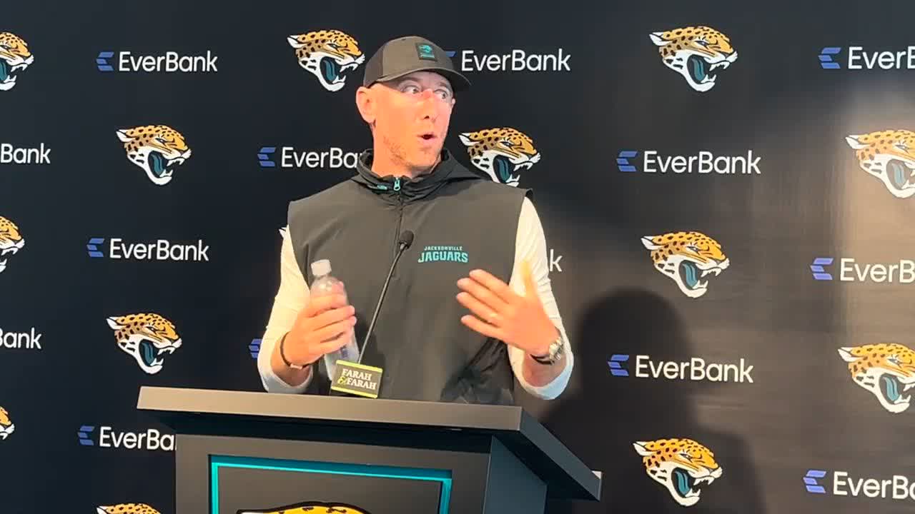 Jacksonville Jaguars head coach Liam Coen on Trevor Lawrence's running ...