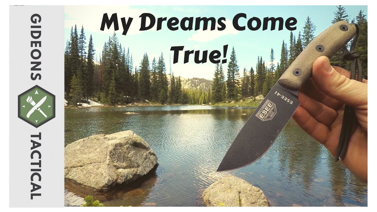 ESEE 4HM with Kydex: my dream knife setup
