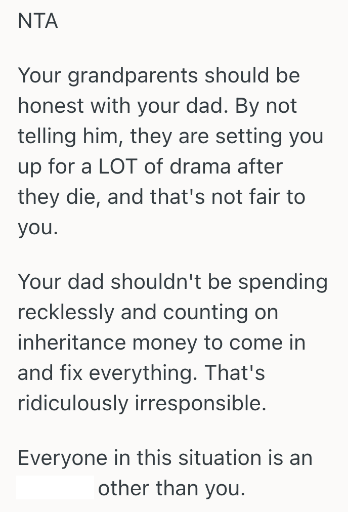 Grandson finds out his wealthy grandparents are leaving everything to ...