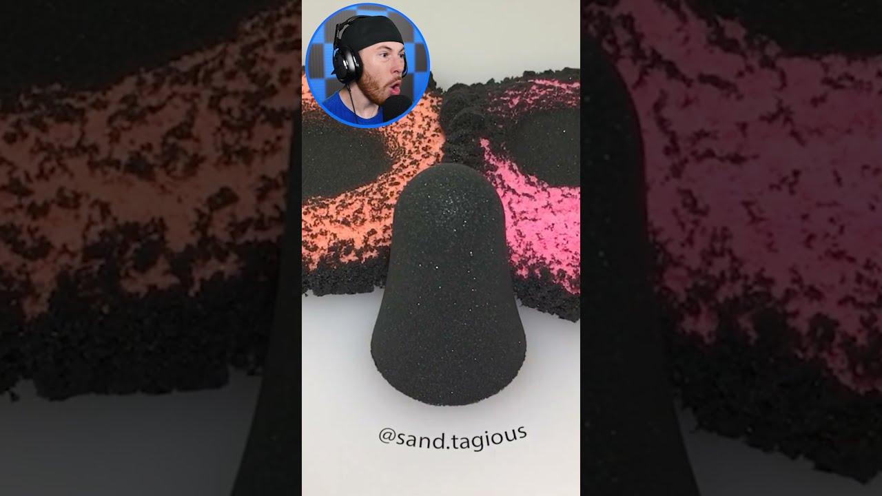 Sand-based ASMR demonstrations appreciated for calm