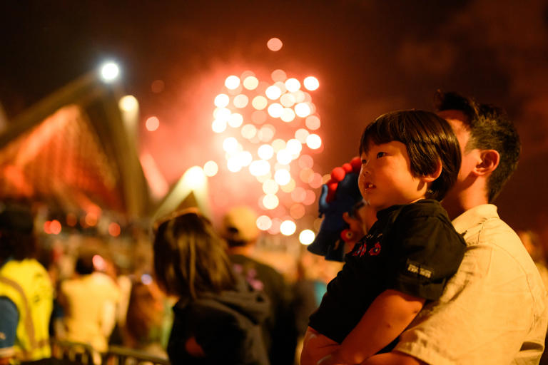 Sydney Harbour's powerful Bondi tribute amidst NYE celebrations