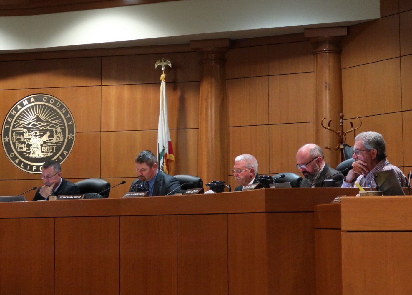 New District 3 Supervisor Steve Zane takes his seat