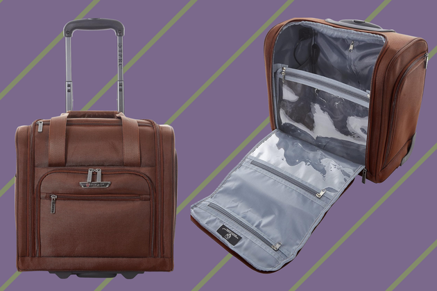 My affordable underseat suitcase is making travel so easy