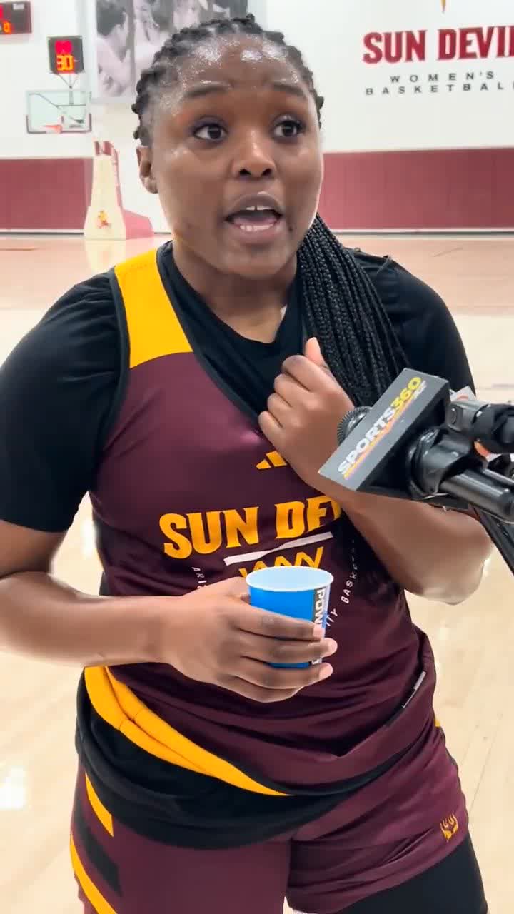 Arizona State women's basketball player Jyah LoVett discusses team ...