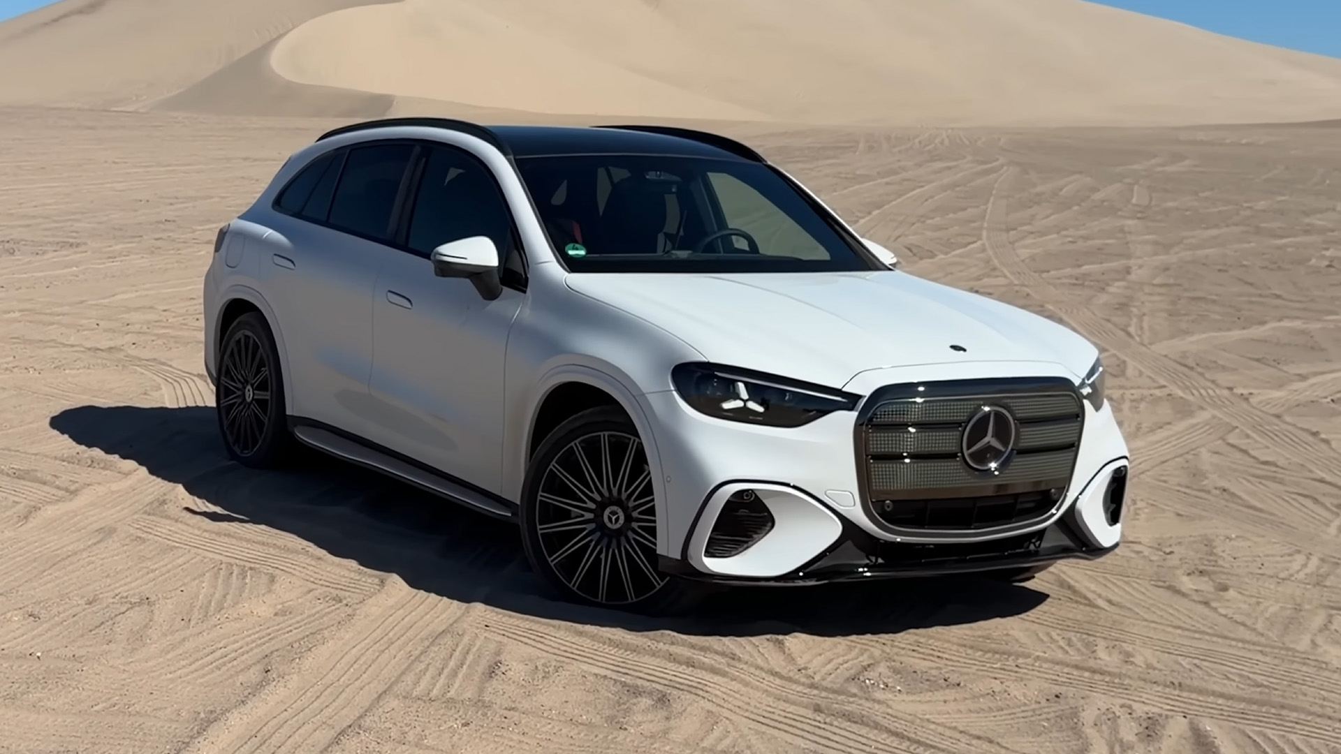 Exclusive Look Mercedes-Benz GLC EV Desert Test
