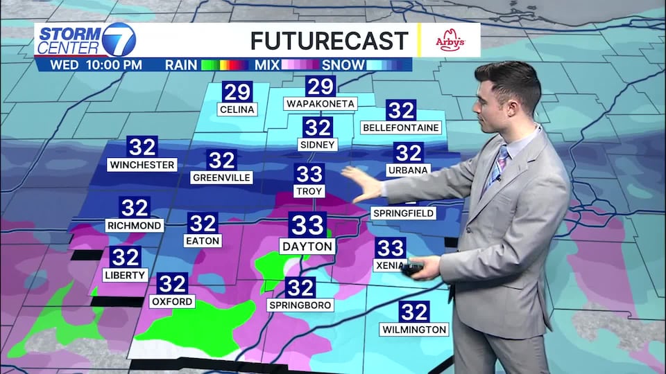 Wednesday morning forecast