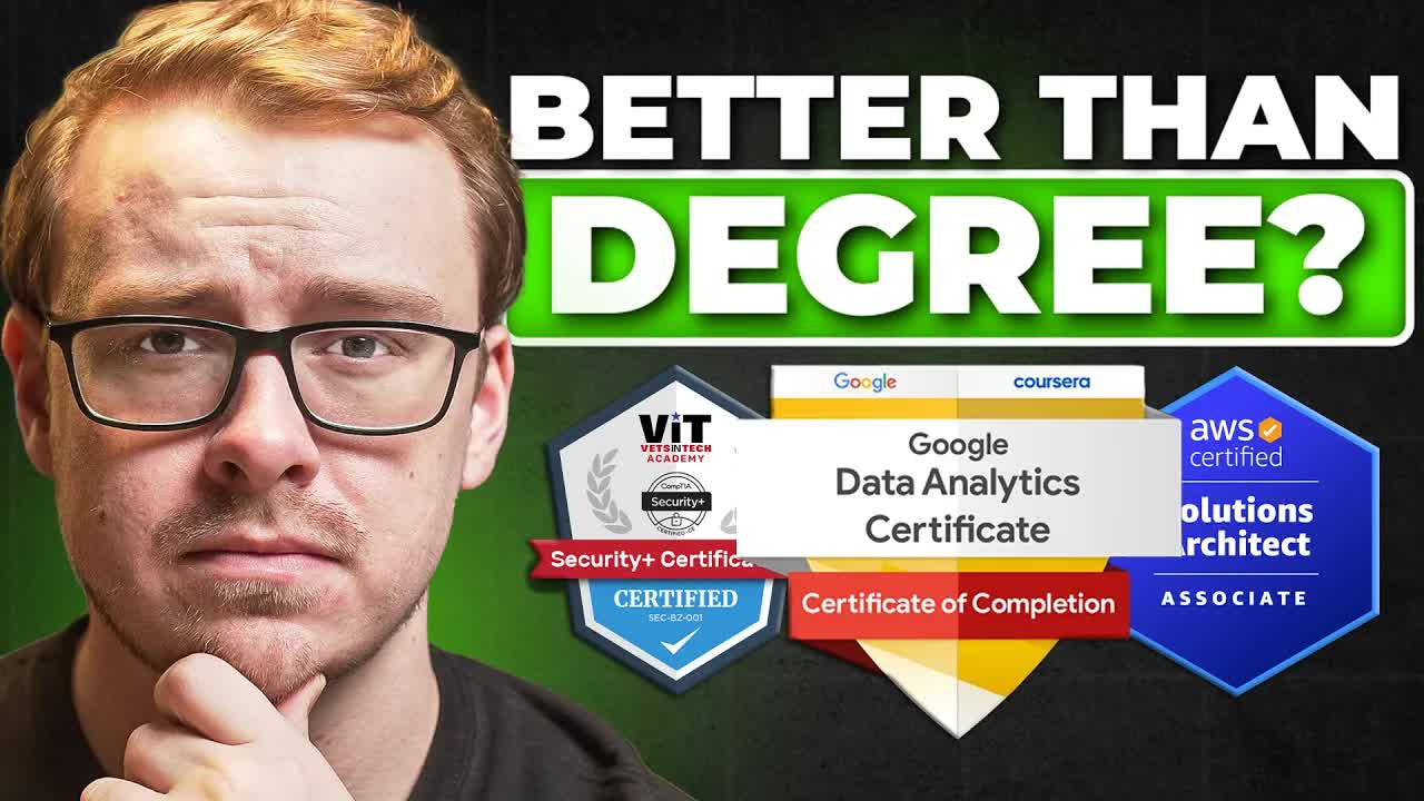 Top 5 certifications worth more than a degree in 2026