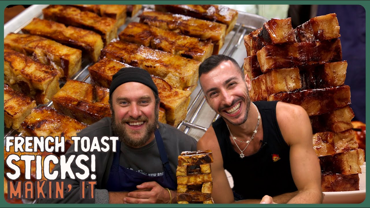 Cook French toast sticks for a delicious breakfast treat