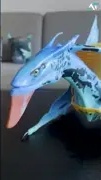 Ikran shaped popcorn bucket | Avatar fire and ash merch