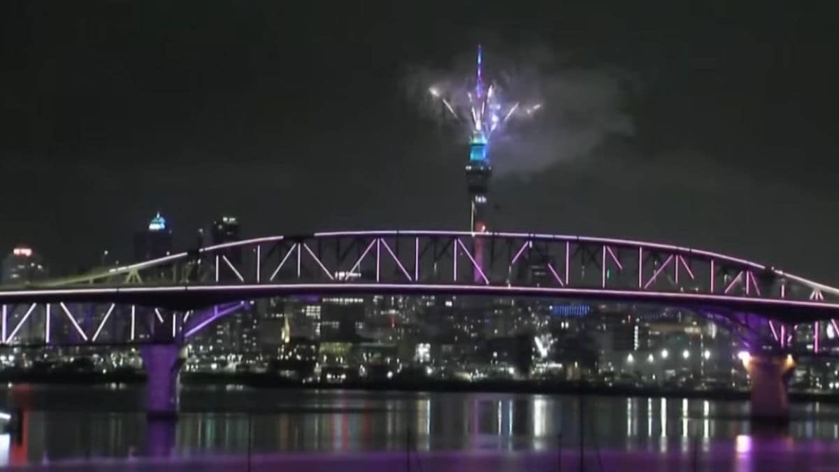 New Zealand becomes second country to welcome 2026. Here's the first