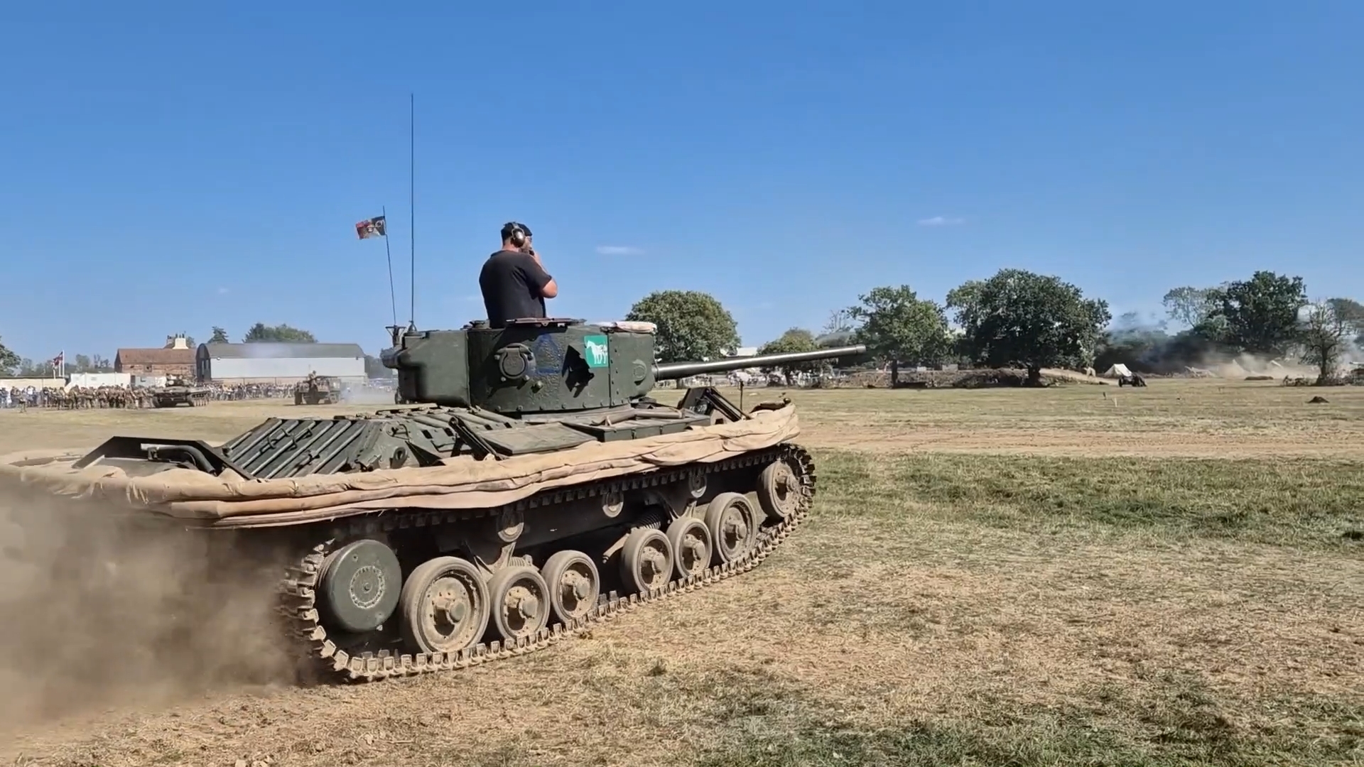 Taking the M3A1 Stuart light tank on a demanding battlefield experience