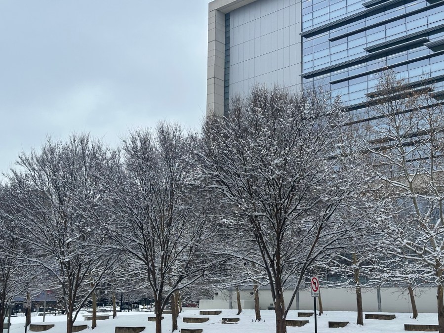 Snow showers working in to end off the year, how much to expect in ...