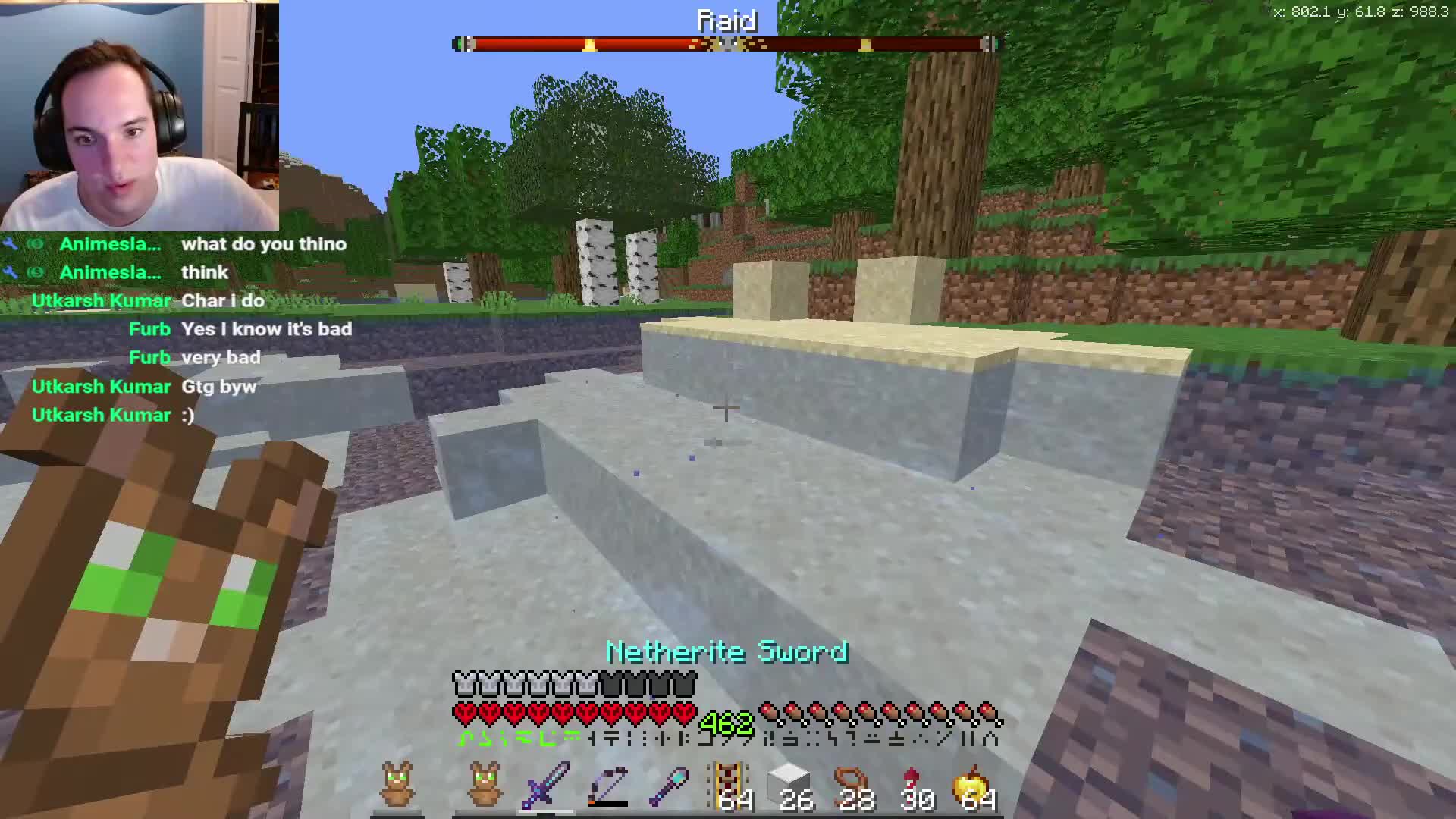 Experimental pillager testing facility in hardcore Minecraft! Live 🔴