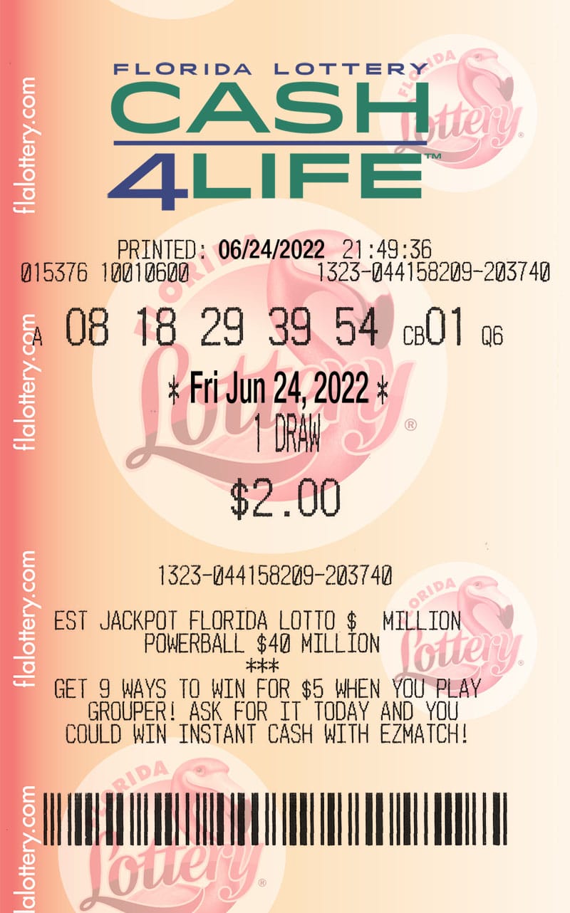 Florida Lottery ticket wins $1,000 a week for life just before New Year's